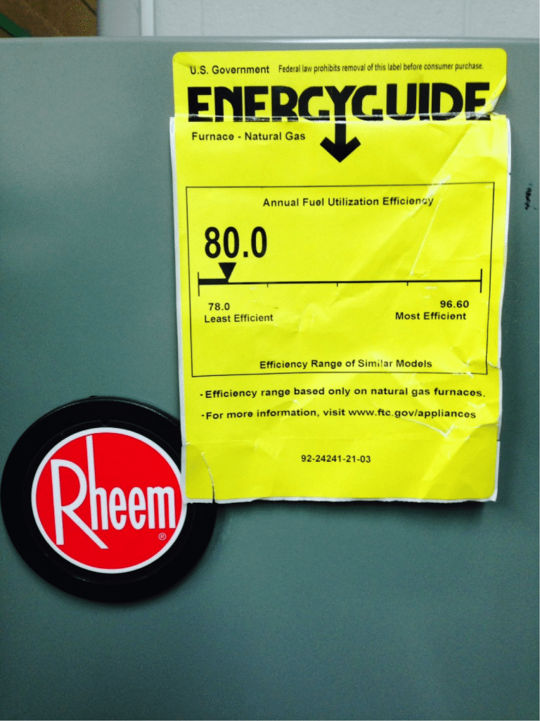 New Furnace Energy Guide Label | Chicago Heating & Cooling - Polar ...